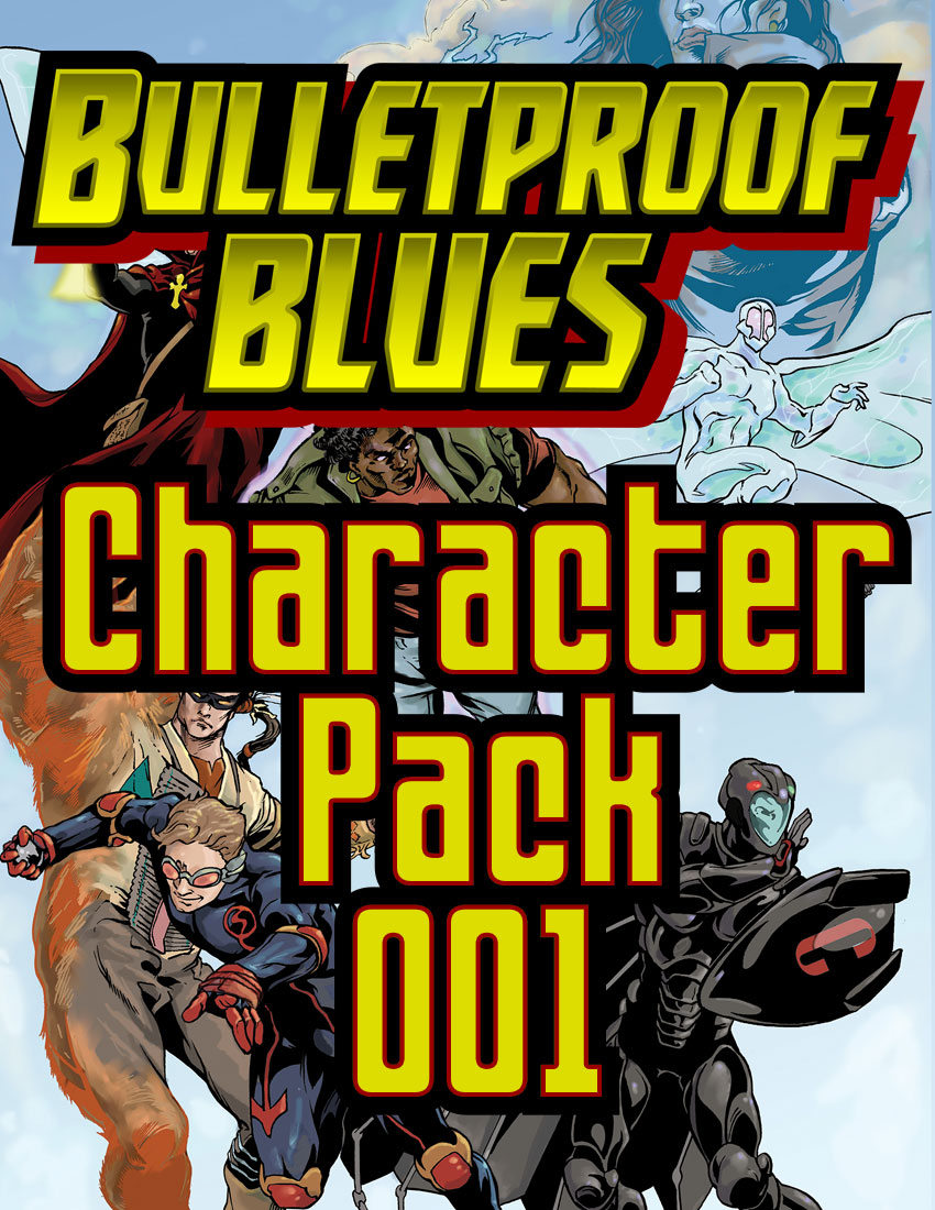 Bulletproof Blues Character Pack 001 - Kalos ComicsKalos Comics