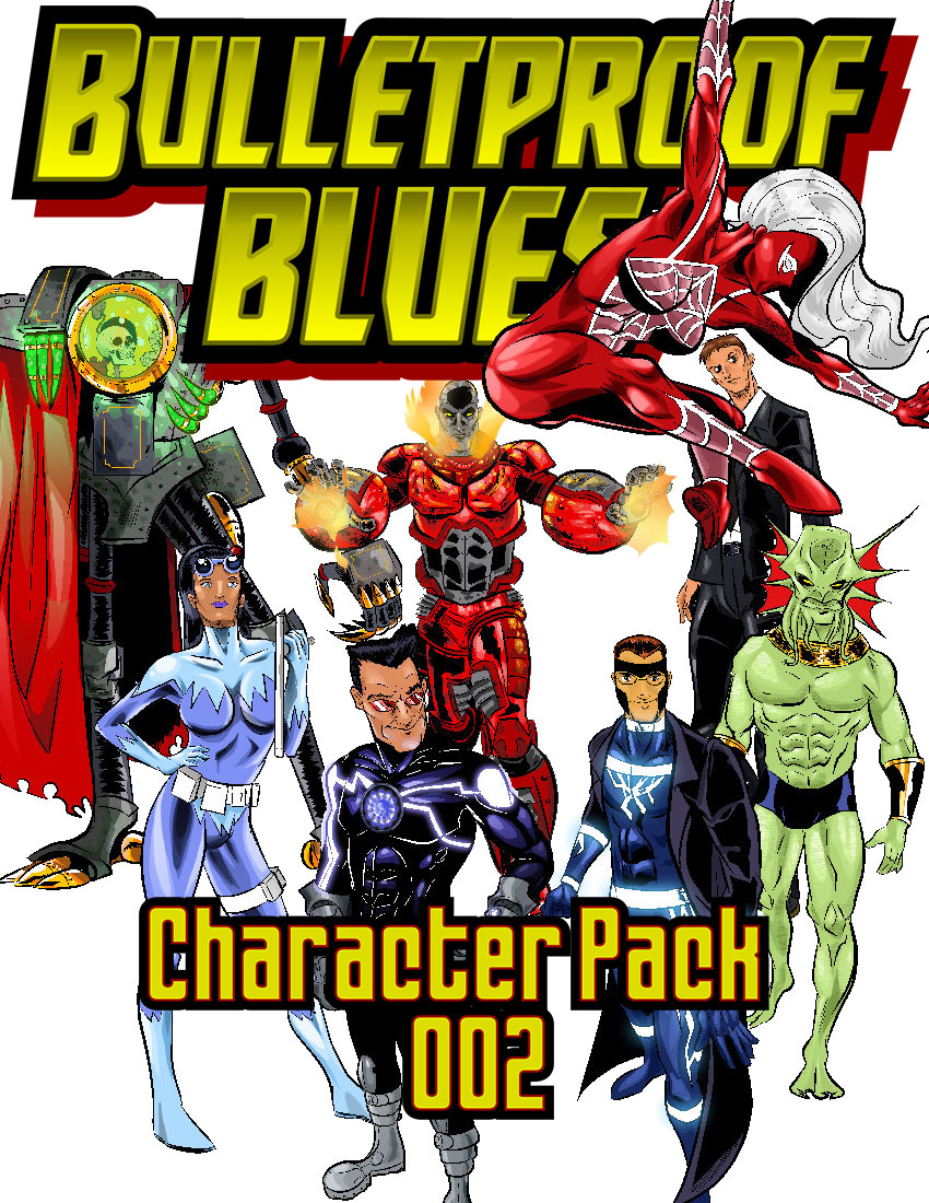 Bulletproof Blues Character Pack 002 - Kalos ComicsKalos Comics